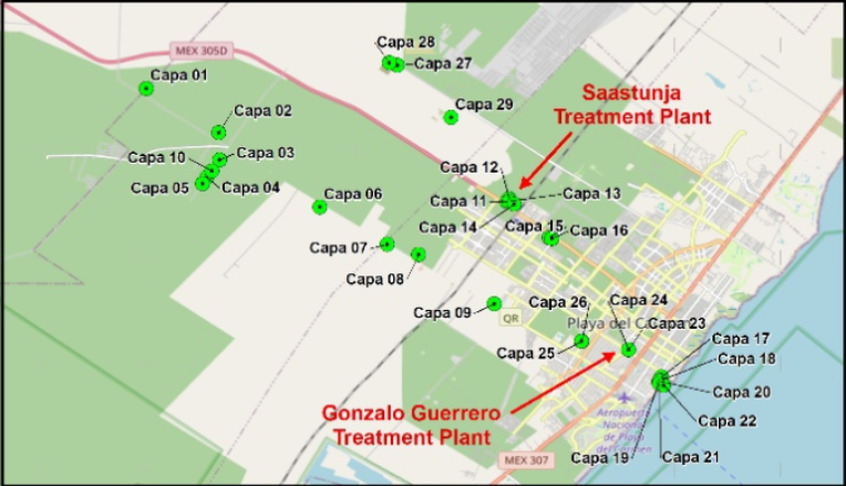 Falla el sistema de inyección: Plantas de tratamiento en Playa del ...